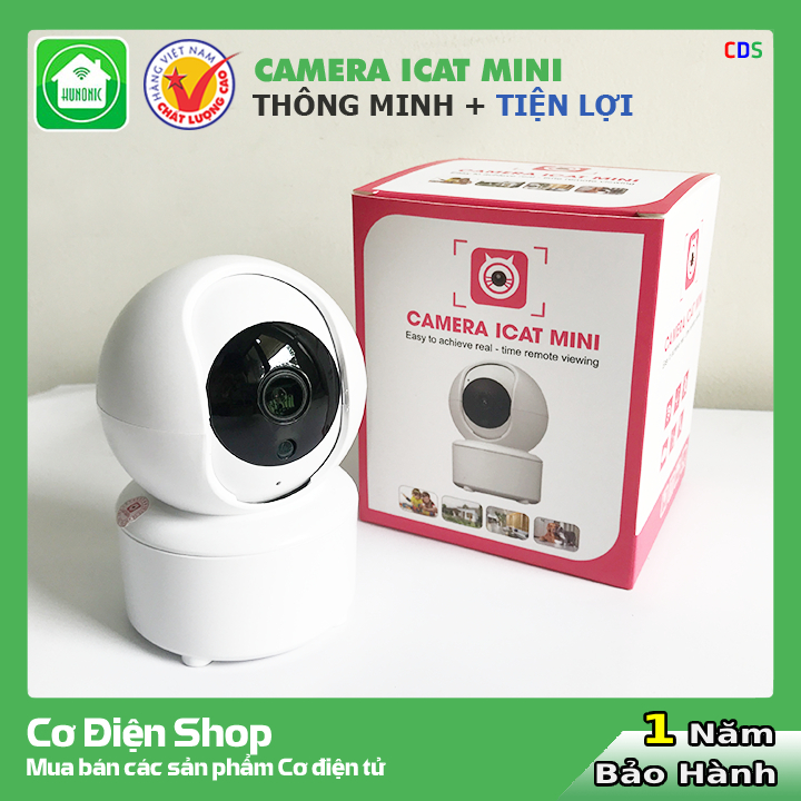 Camera Wifi trong nhà Hunonic ICat Mini - Hàng chính hãng - Bảo hành 12 ...