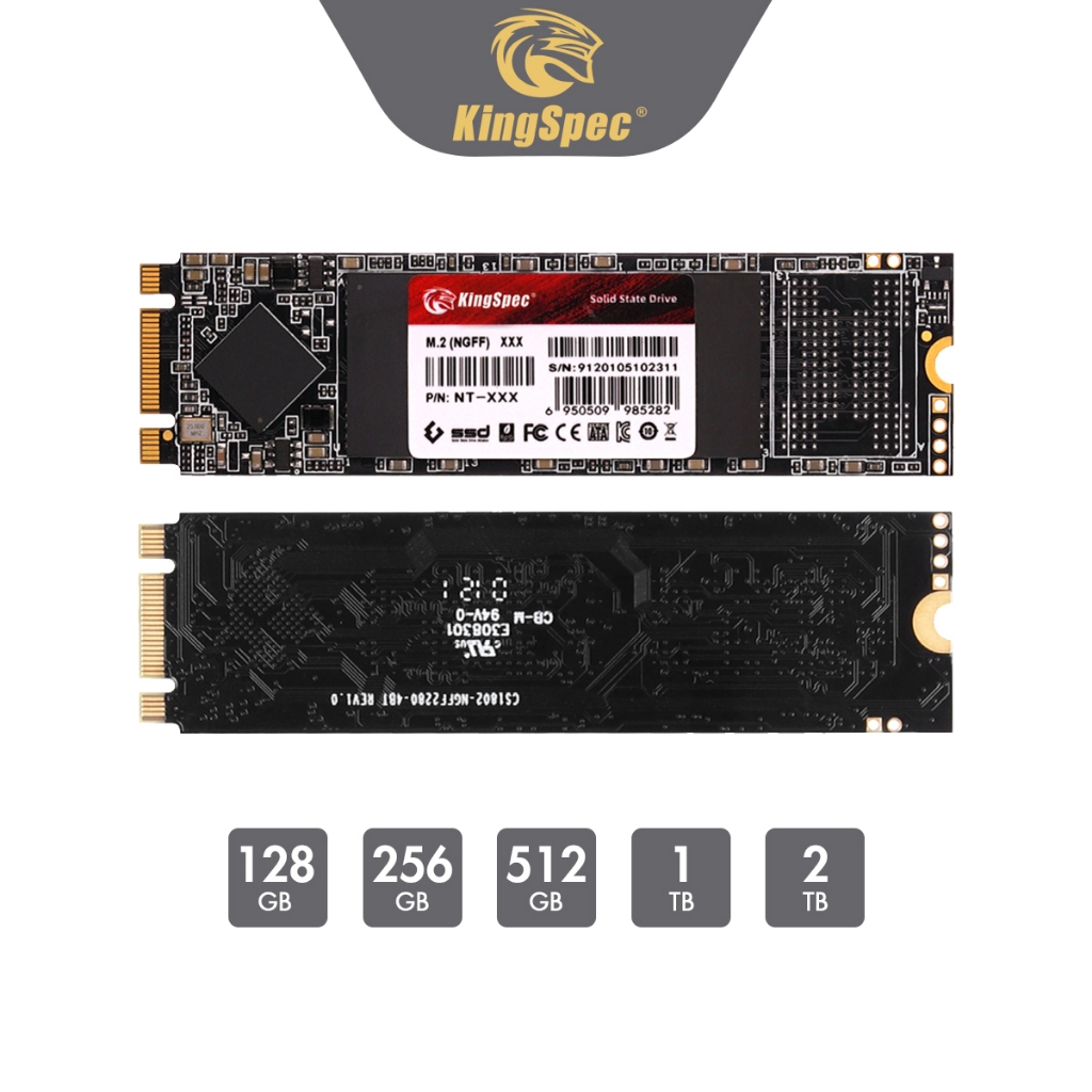 Ổ cứng SSD KingSpec M2 SATA3 128GB / 256GB / 512GB / 1TB / 2TB [ NT-Series ] - Hàng Chính Hãng ...