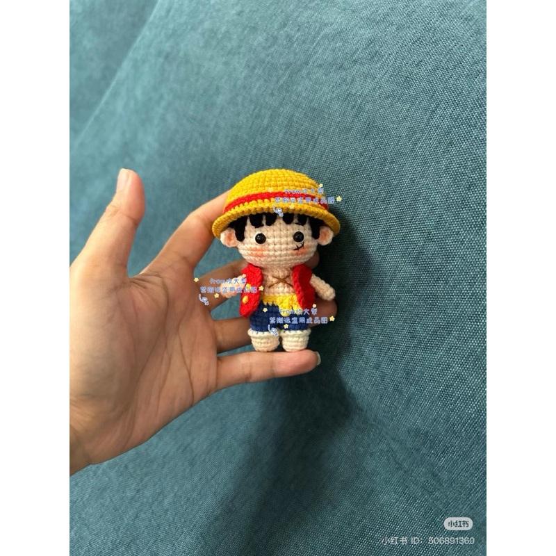 Móc khóa One Piece Luffy Mini bằng len | Shopee Việt Nam