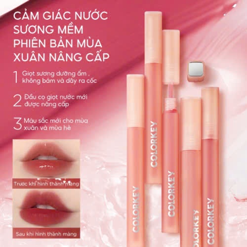 Son Colorkey Watery Tint Siêu Mịn Môi, Chống Thấm Nước, Lâu Trôi, Không ...