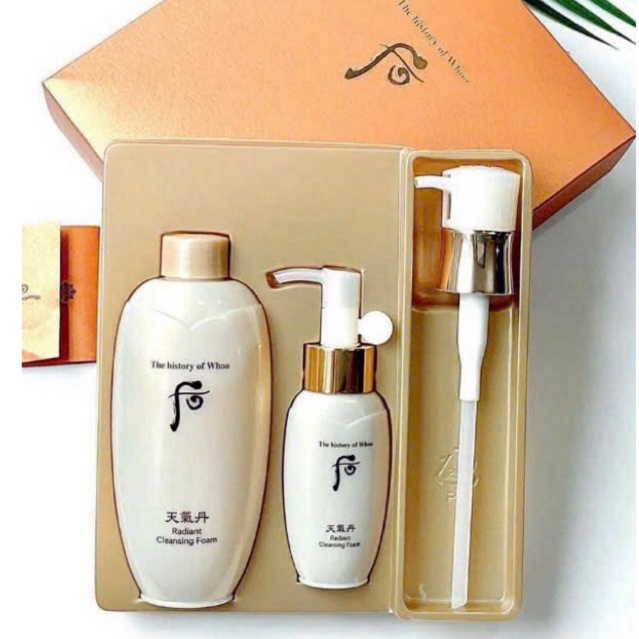 [SRM WHOO] Sữa Rửa Mặt Whoo Tái Sinh (set gồm: 1 chai 200ml + TẶNG KÈM ...