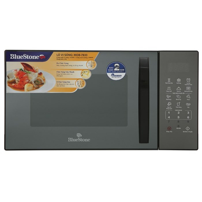 Lò vi sóng có nướng BlueStone MOB-7833 25 lít- Chính Hãng- Côn suất 1450W | Shopee Việt Nam