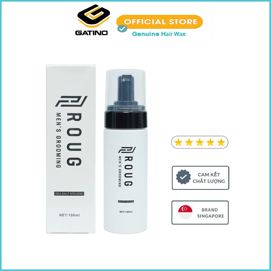 BỌT ROUG | Bọt Tạo Phồng Cấp Ẩm Cho Tóc Roug Sea Salt Mousse 150ml ...