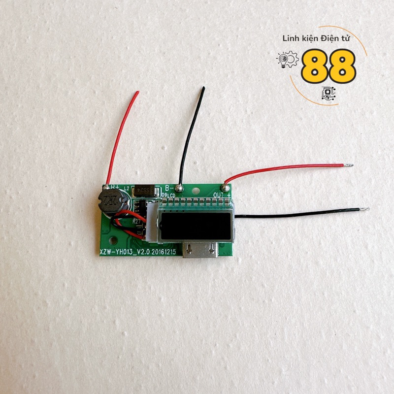 Mạch sạc pin Lithium Lipo 3.7V 18650 18500 14500 - Có màn hình hiển thị ...