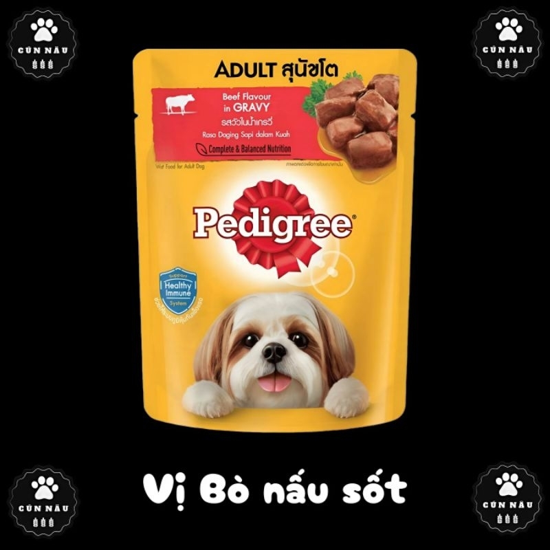 Pate Pedigree Cho Cún Lớn vị bò 80g | Shopee Việt Nam