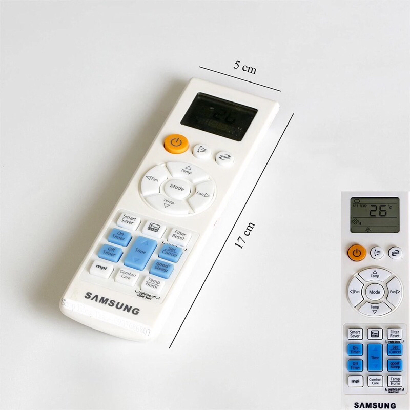 Remote máy lạnh Saámung + Pin. | Shopee Việt Nam