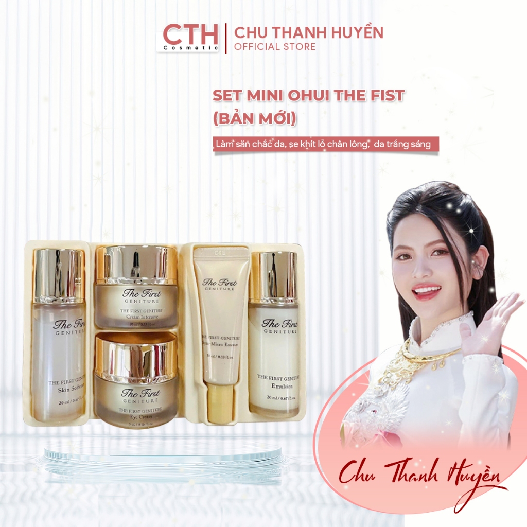Set mini ohui the first tái sinh, phục hồi 5 sản phẩm mẫu mới giúp da ...