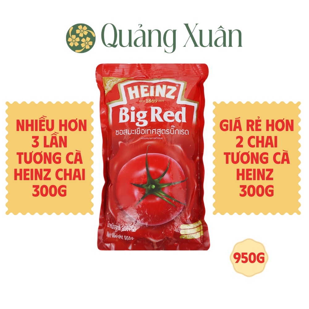 Tương Cà Chua HEINZ (Big Red) túi 950g (Date: T12/2024) | Shopee Việt Nam