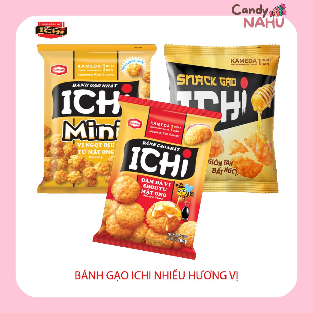 Bánh Gạo Nhật Ichi nhiều hương vị | Shopee Việt Nam