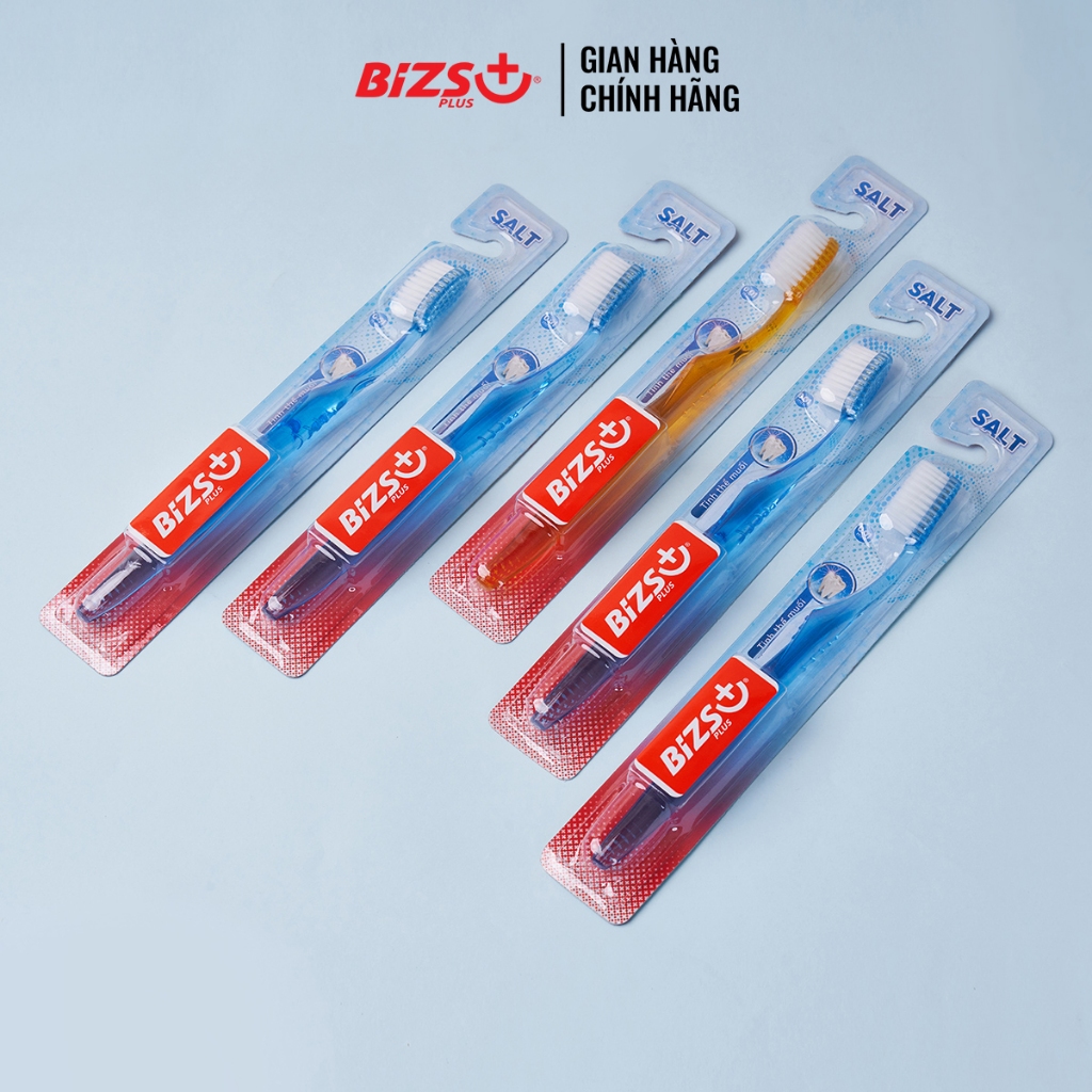 BIZSPLUS Bàn Chải Đánh Răng tinh thể Muối Diệt Khuẩnn, Siêu mềm, Bảo Vệ ...