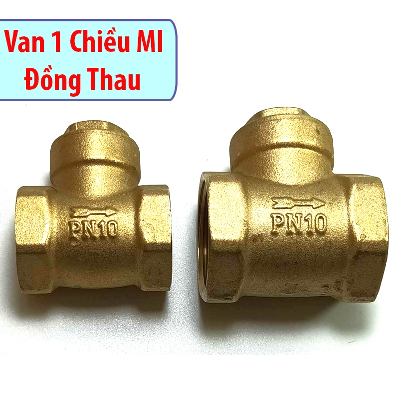 Van Một Chiều Đồng Thau, Van Lá Lật Đồng Thau MI 21 27 | Shopee Việt Nam