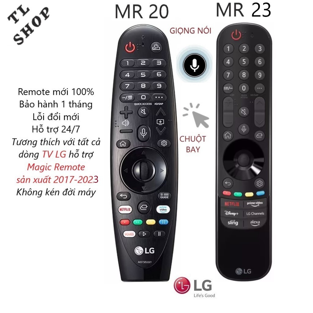 Remote Tivi LG Giọng Nói MR20-MR23 HÀNG XỊN Made in Indoneshia.Điều ...