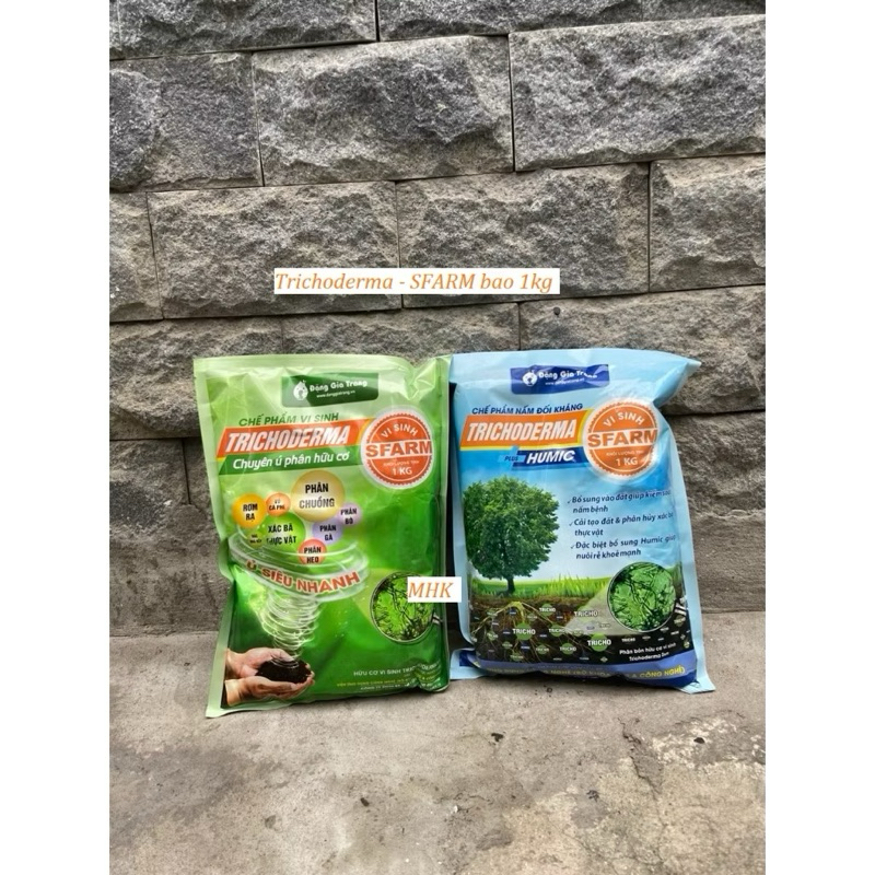 Gói 1kg Nấm đối kháng Trichoderma Plus Humic / Trichoderma SFARM (Đặng ...