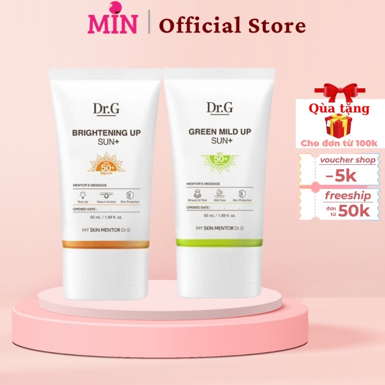 Kem Chống Nắng Dr.G Dưỡng Sáng Da Brightening Up Sun SPF50+ PA+++ 50ml hot | Shopee Việt Nam