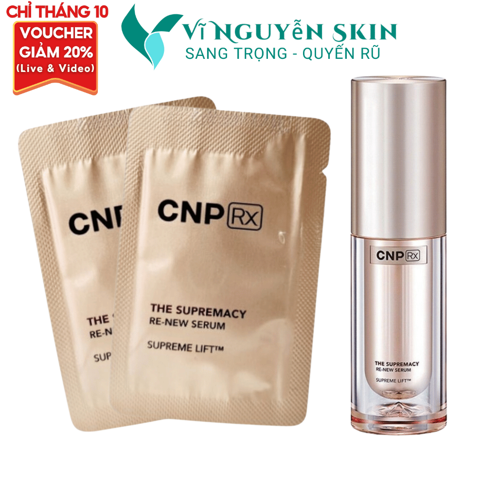 10 Gói Dưỡng Trẻ Hoá Tái Tạo Da, Chống Lão Hóa - CNP Rx The Supremacy Re-New Supreme Lift 1ml ...
