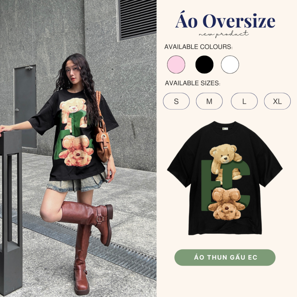 Áo Phông ECOCHIC "LET'S PLAY" TSHIRT Local Brand Chính Hãng Unisex Form Rộng Oversize Premium ...