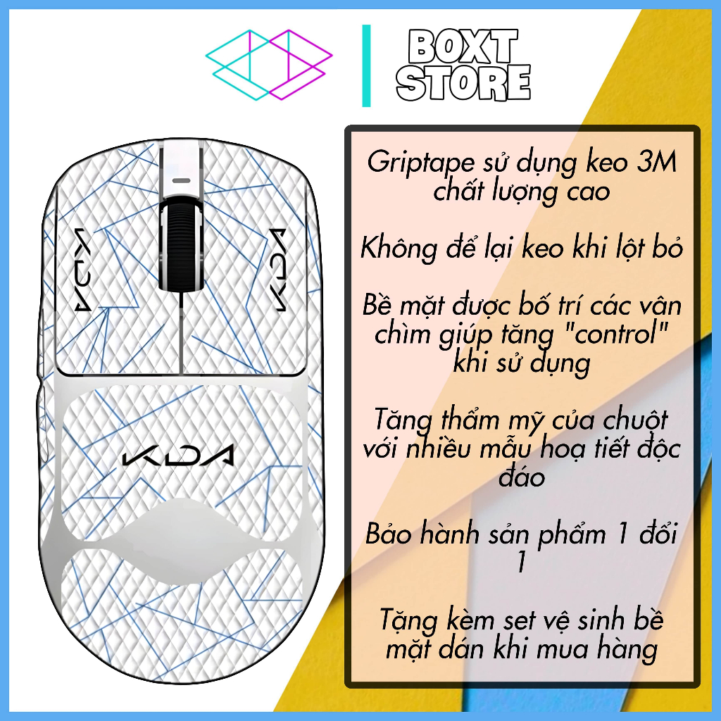 Miếng Dán Grip Tape 3M Chống Trượt Chuột VXE Dragonfly R1 SE PRO MAX ...