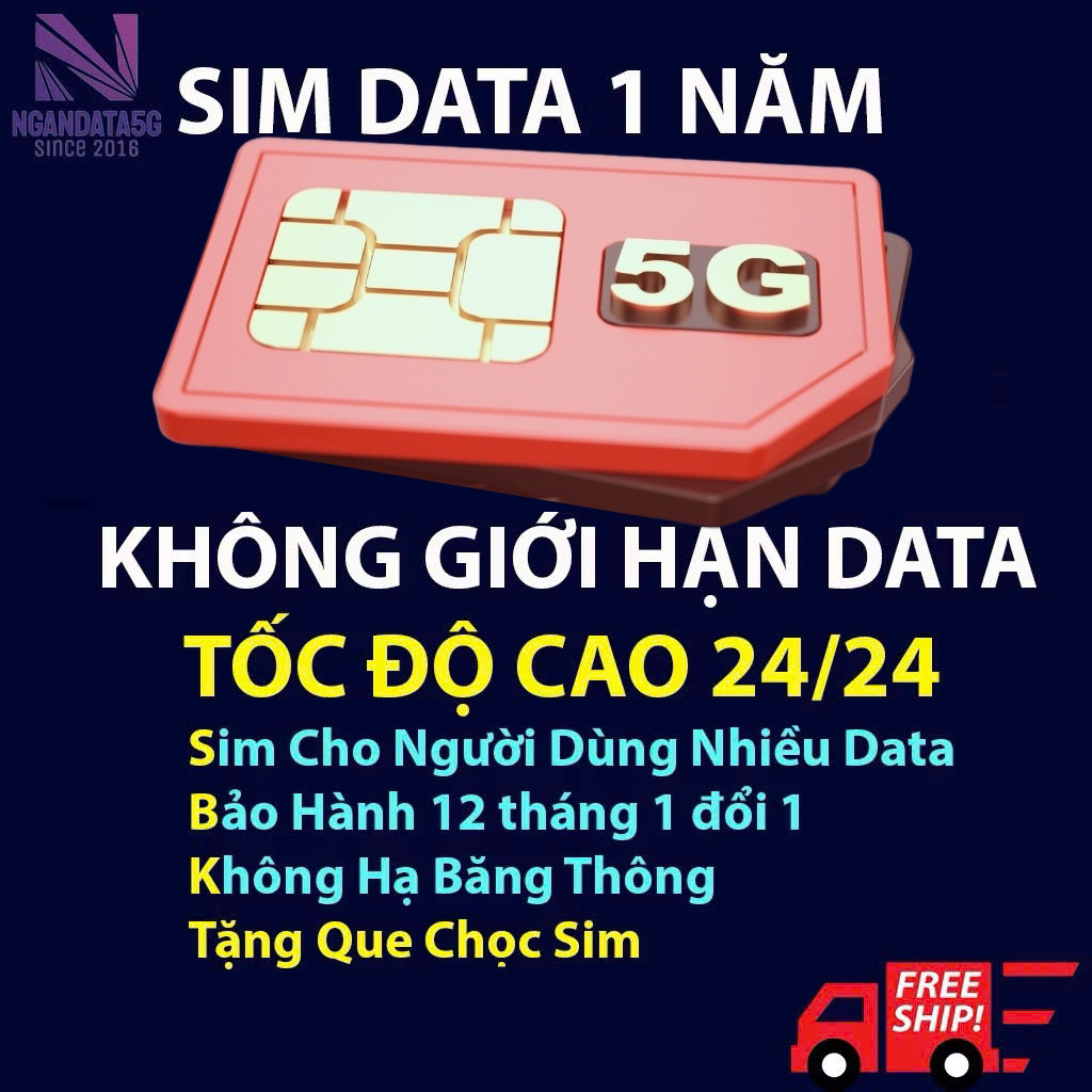 Sim 4G Mobifone 1 Năm Sim 4G Vinaphone 1 năm Sim mạng 1 năm Esim5G D219/MDT3TM/MDT50/12TK135 ...