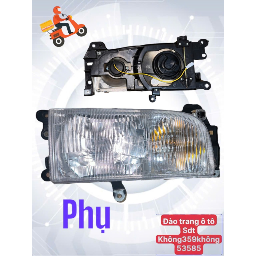 đèn pha xe kia 1,4 tấn K140 K165 K3000 xe ô tô thùng tải lắp cho xe ô tô theo xe | Shopee Việt Nam