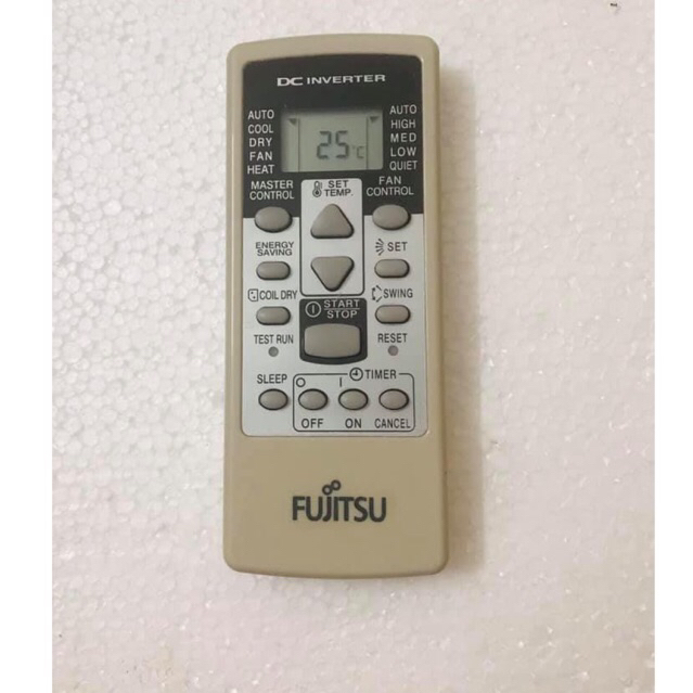 Điều khiển điều hòa, remote máy lạnh FUJITSU DC INVERTER | Shopee Việt Nam