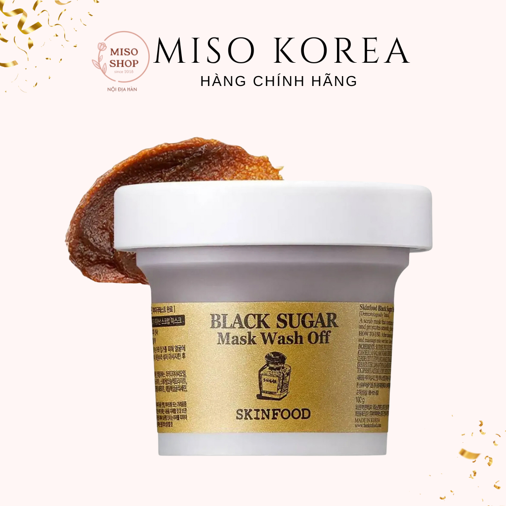 [Bill Hàn] Mặt nạ rửa đường đen loại bỏ mụn đầu đen Black Sugar Mask ...