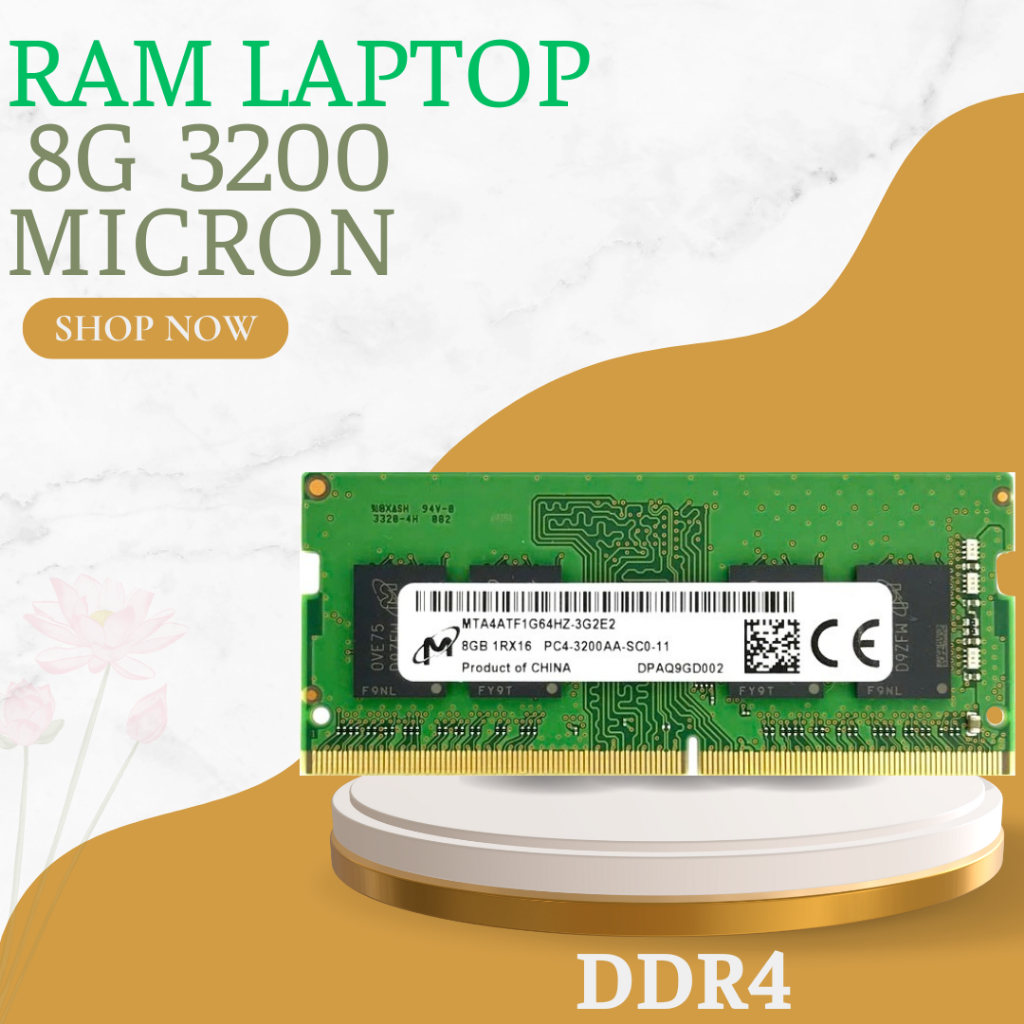 Ram Laptop DDr4 8G 3200MHz Micron | Shopee Việt Nam