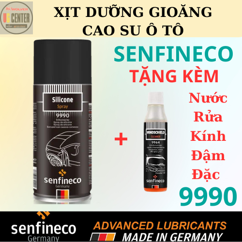 Xịt Phục Hồi Gioăng Cao Su Cửa Ô Tô Senfineco 9990 -SILICONE SPRAY-Bảo ...