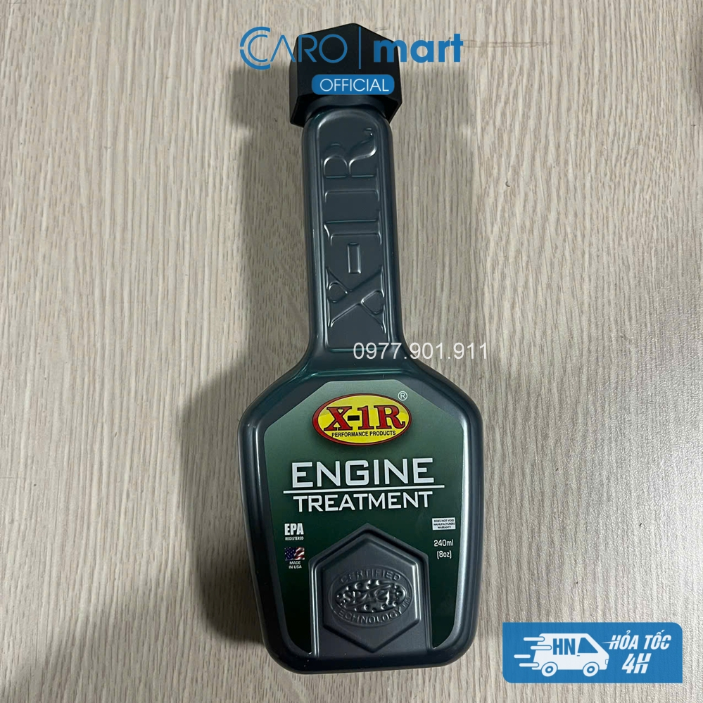 Phụ gia nhớt ô tô X1R Engine Treatment 240ml nhập Mỹ giúp động cơ mạnh ...