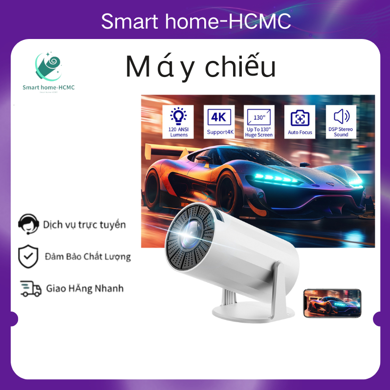 Máy chiếu X8MAX mini 4K bluetooth5.0 Full Android11 projector WiFi6 ...