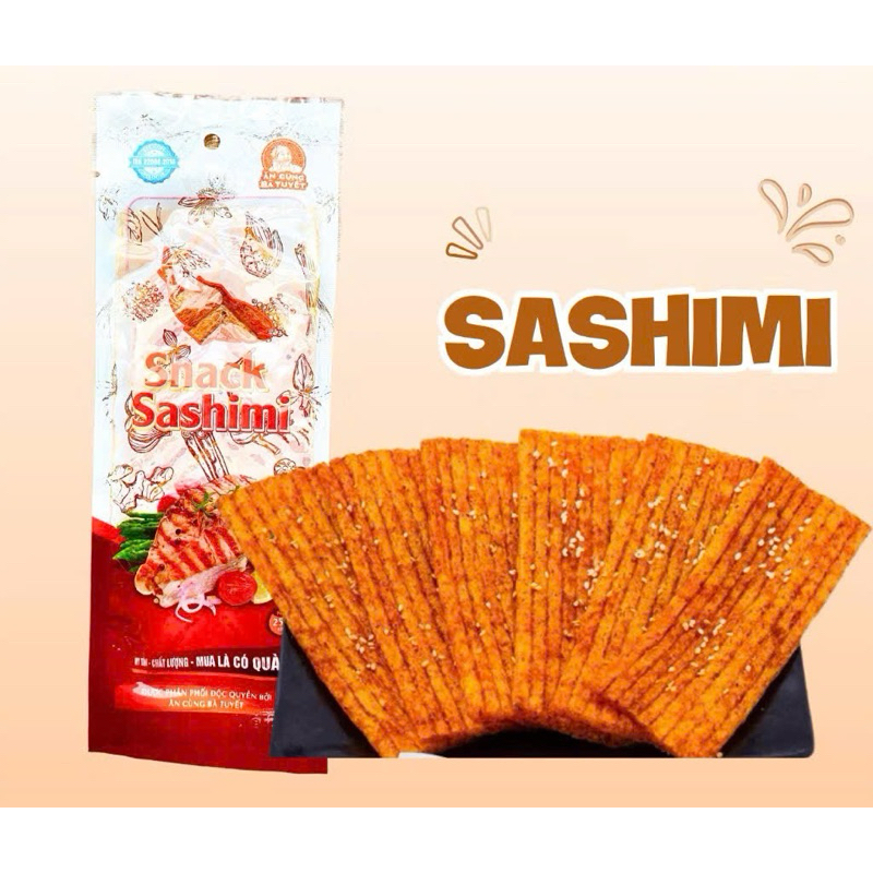 Snack SaShiMi - Ăn Vặt Cùng Bà Tuyết ( 1 gói lẻ ) | Shopee Việt Nam