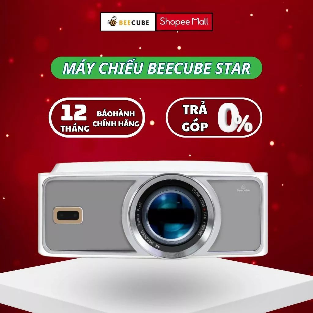 Máy chiếu BeeCube Star - Bậc thầy độ sáng - Full HD 1080P- Hỗ Trợ 4K ...