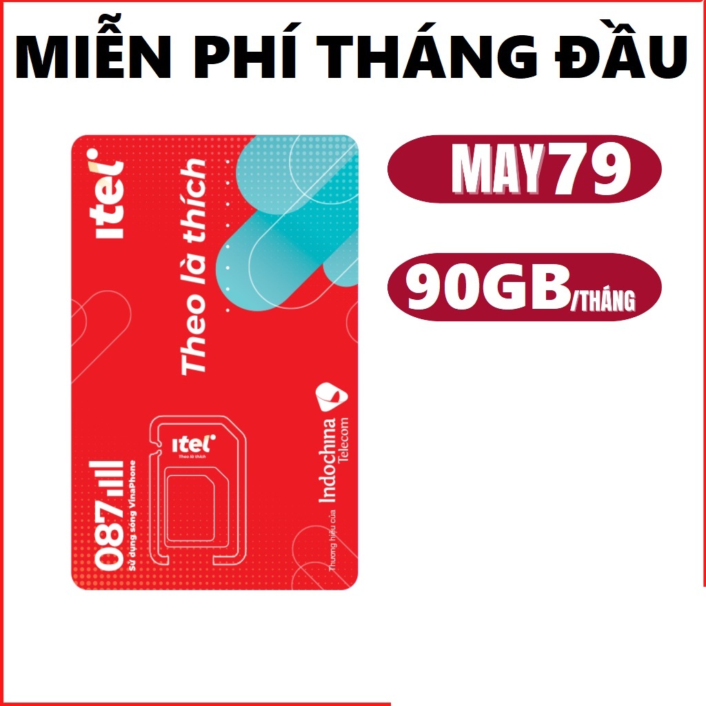 Sim 4G Vinaphone Itelecom Mới Free Tháng Đầu, Miễn Phí Data Gọi Thả Ga ...