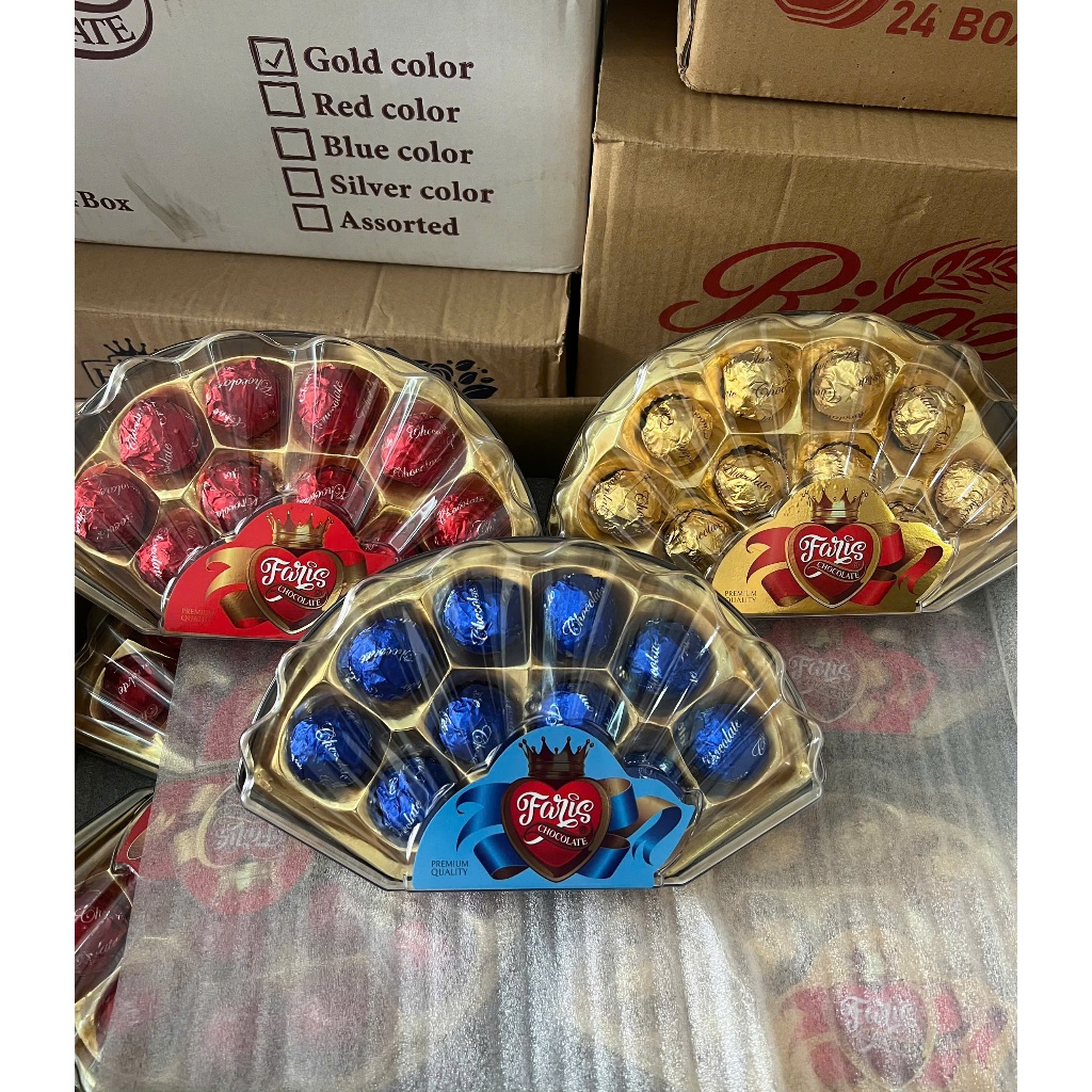 Bánh Socola Faris hình cánh Quạt 125g lên set quà siêu sang, hot 2024 ...