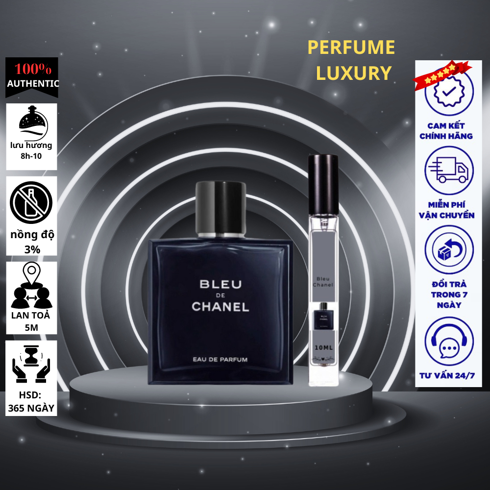 Nước Hoa Nam Chanel Bleu De Chanel mạnh mẽ , nam tính ,sang trọng chiết ...