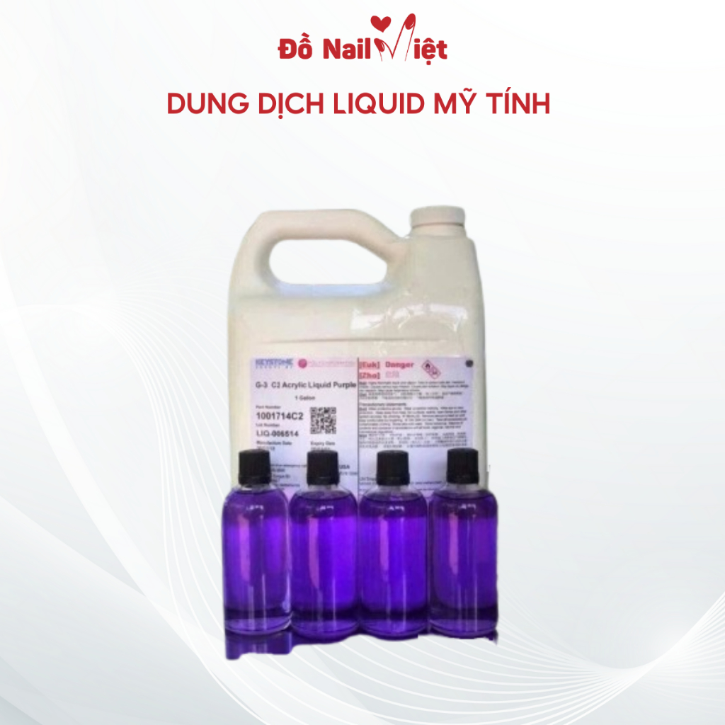Dung dịch liquid Mỹ tím, lưu huỳnh mỹ (usa) KEYSTONE lâu khô dùng đắp ...