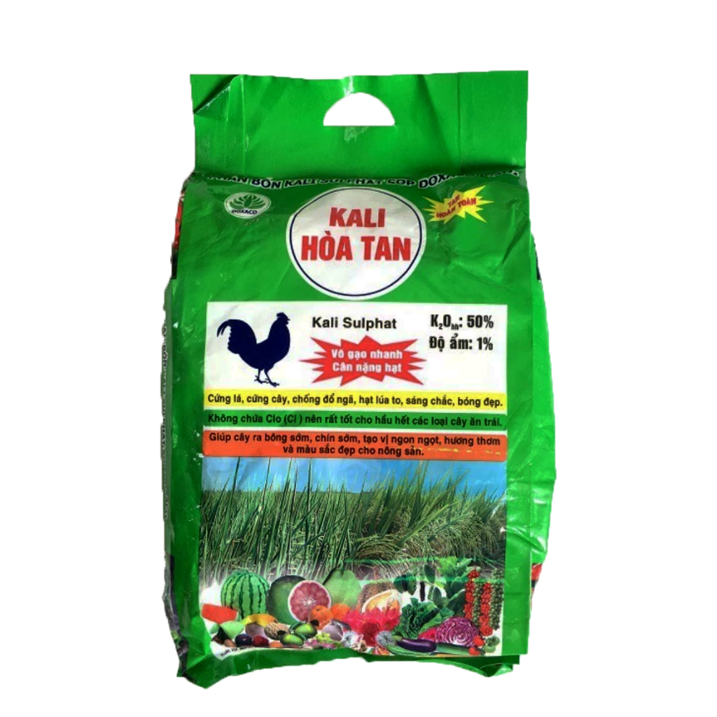 Phân bón Kali Hòa Tan Kali Sunphat K2SO4 - Gói 1Kg VTNN Nông Điền Trang ...