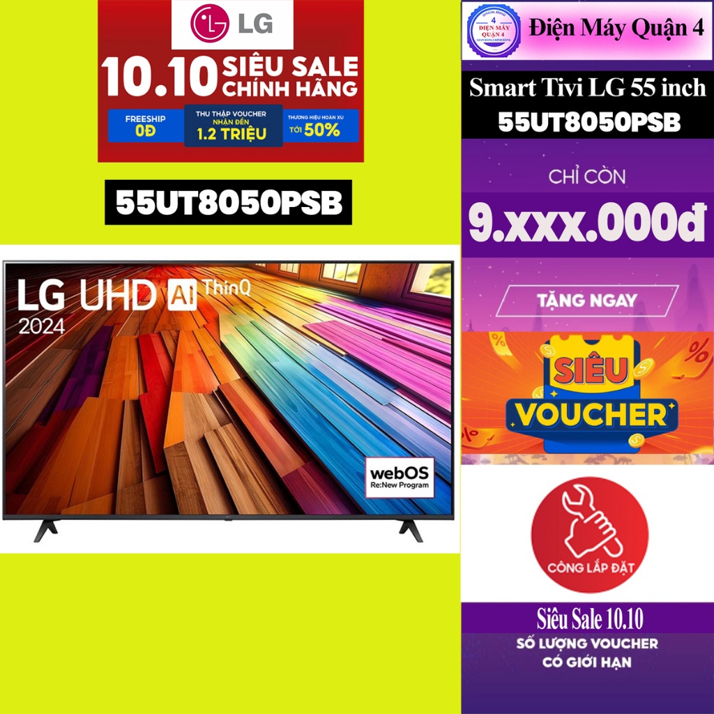 LG 55UT8050 --- Smart Tivi LG 4K 55 inch 55UT8050PSB - Hàng chính hãng ...
