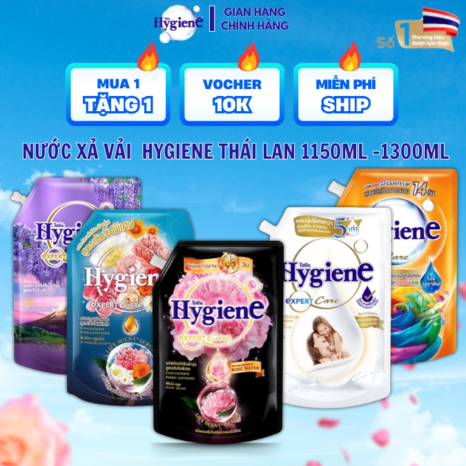 Nước Xả Vải Hygiene Thái Lan Chính Hãng Đậm Đặc Lưu Hương Lâu 1150ml 1300ml | Shopee Việt Nam