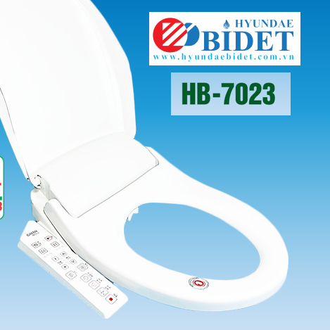 Nắp bồn cầu điện tử Hyundae Bidet HB-7023 sưởi xịt - sấy khô - rửa cho ...