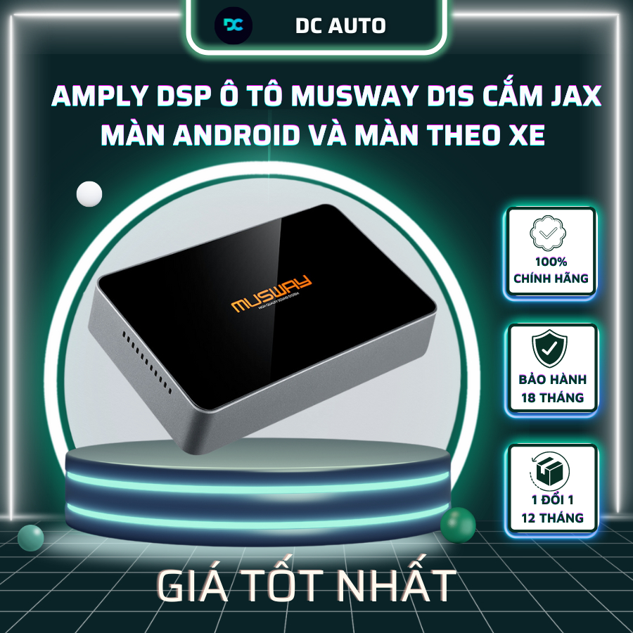 Amply DSP Ô Tô Musway D1S | Cắm Jax Màn Android Và Màn Theo Xe | m Thanh Đẳng Cấp Cho Ô Tô ...