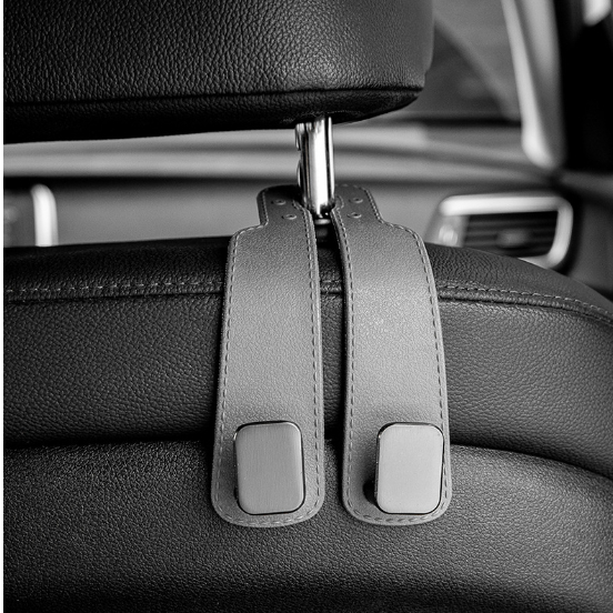 Móc treo đồ trong ô tô, móc treo ghế xe hơi, móc treo bằng da trong xe ô tô | Shopee Việt Nam
