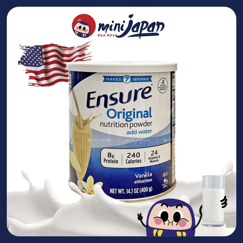 Sữa bột Ensure Mỹ Original Nutrition Powder hương vanilla 400g | Shopee ...