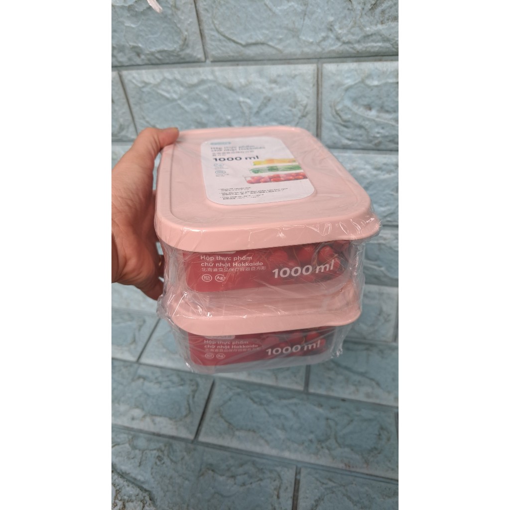 Combo 2 hộp nhựa Inochi 1000ml | Shopee Việt Nam