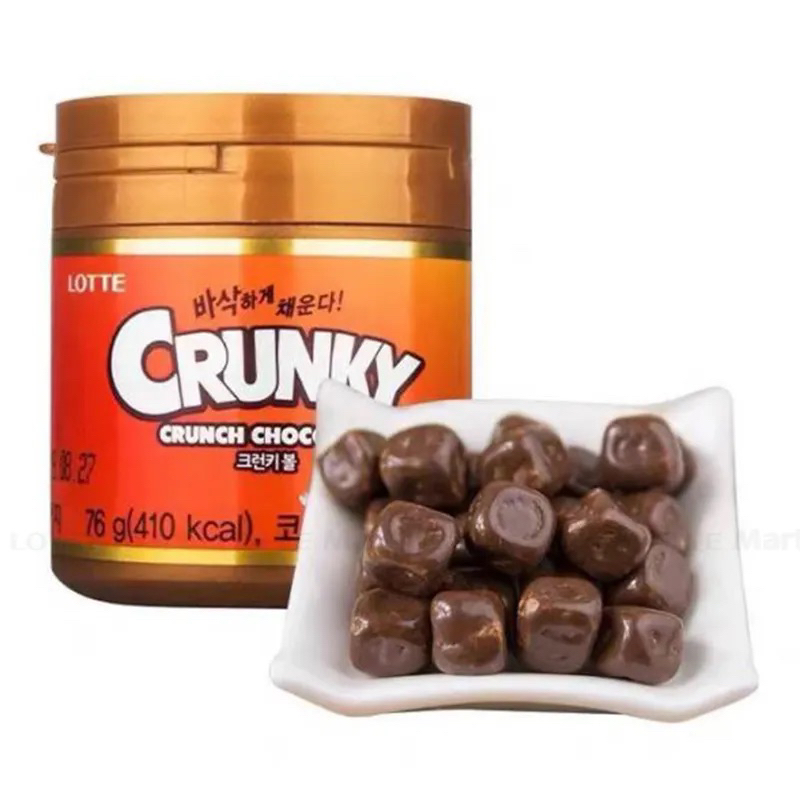 Kẹo Socola Lotte Crunch Hũ 76g | Shopee Việt Nam