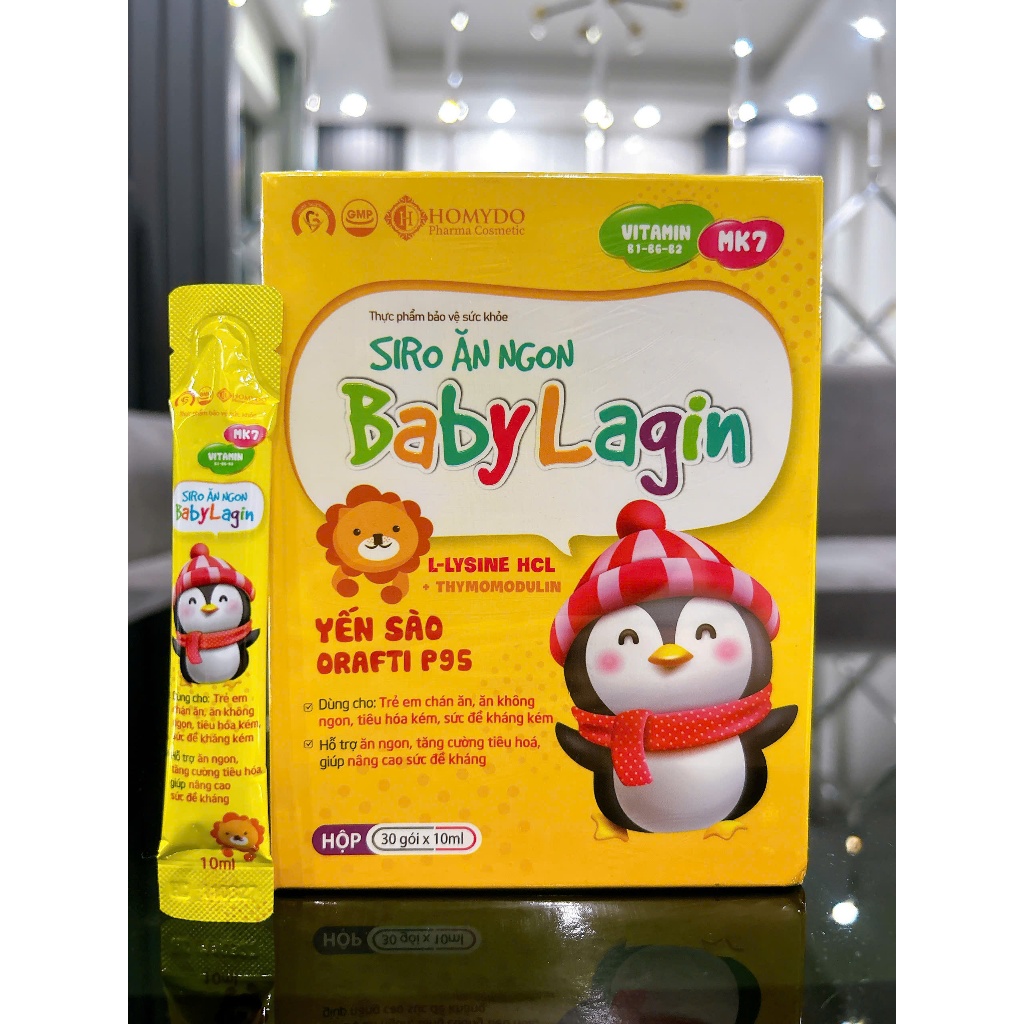 [Mẫu mới 30 gói ] Siro Ăn Ngon Baby Lagin Giúp Bé Mau Ăn Chóng Lớn Tăng ...
