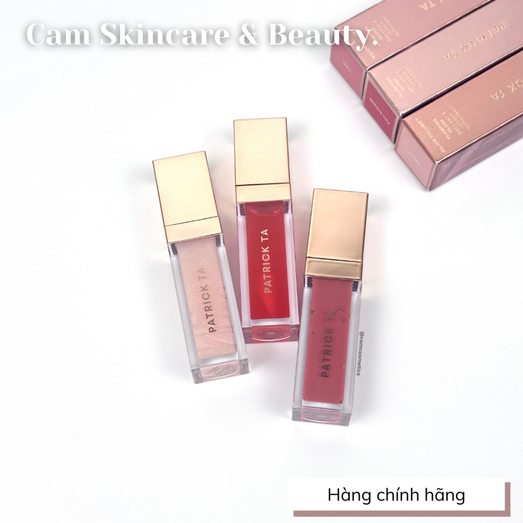 Son bóng dưỡng mềm môi Patrick TA Major Volume Plumping Lip Gloss ...