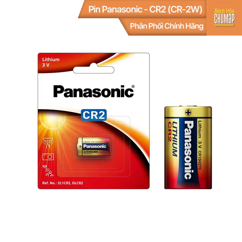 Pin Panasonic - CR2 (CR-2W) Lithium 3V - Chính Hãng | Shopee Việt Nam