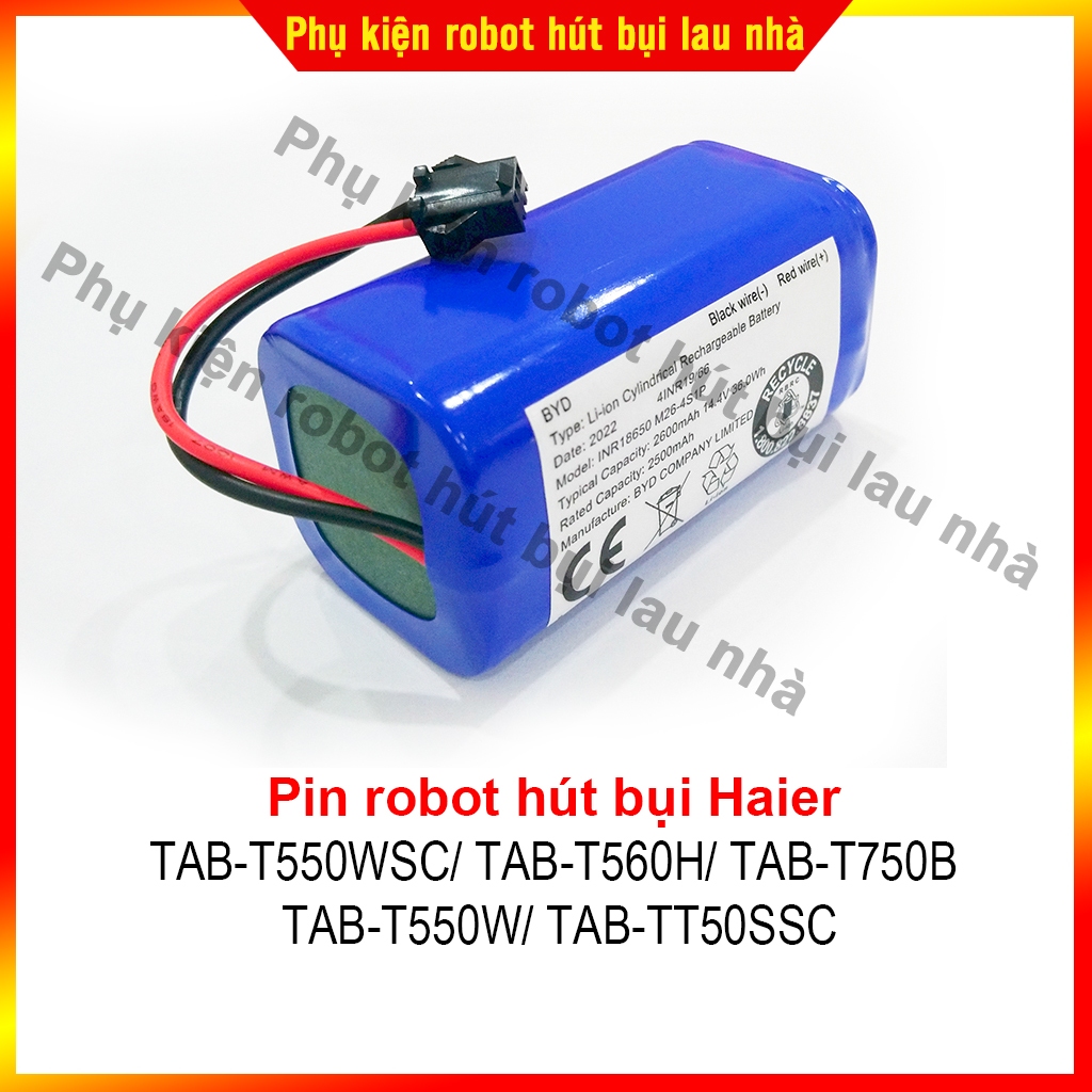 PPin robot hút bụi Haier TAB-T550WSC/ TAB-T560H/ TAB-T750B/ TAB-T550W ...