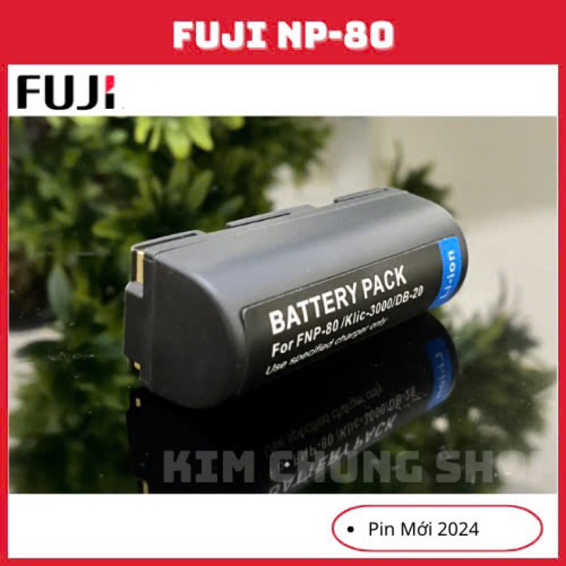 Pin Lithium Fujifilm NP-80 (NP80) cho Fuji Finepix 1700z/ 2700/ 2900z ...