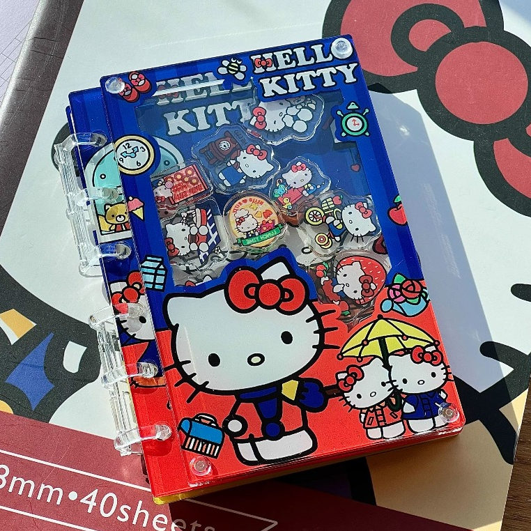 Hello Kitty A7 Acrylic Rung Rung DIY Sổ tay rời - Vật dụng học tập cho ...